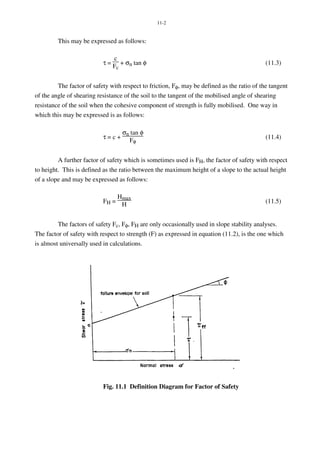 Ch11_Slope.pdf | Civil Engineering Industry | Industries