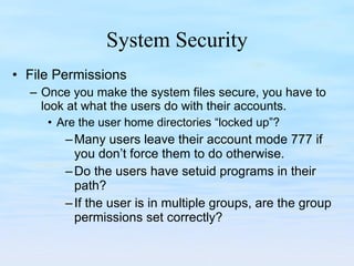 Ch11 system administration | PPT