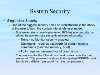 Ch11 system administration | PPT