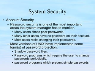 Ch11 system administration | PPT