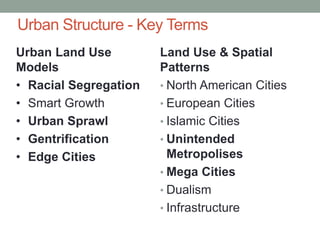 Ch11 urban structure | PPTX