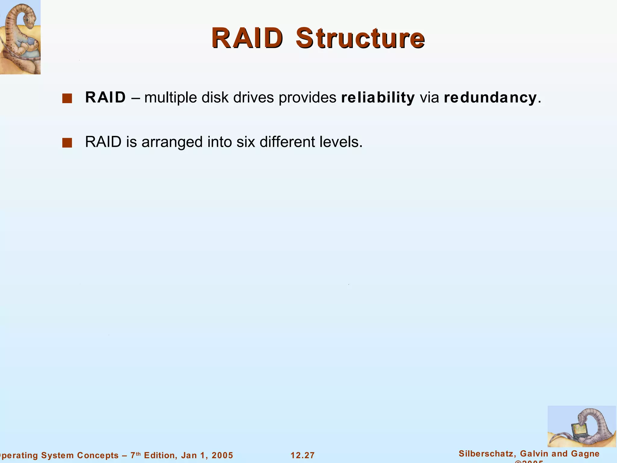Chapter 12 - Mass Storage Systems | PPT