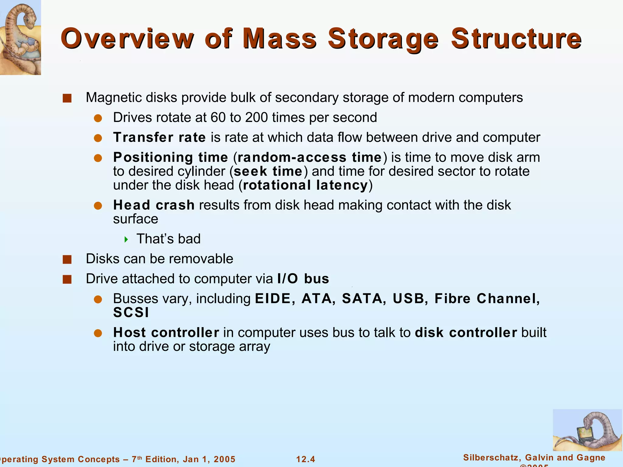 Chapter 12 - Mass Storage Systems | PPT