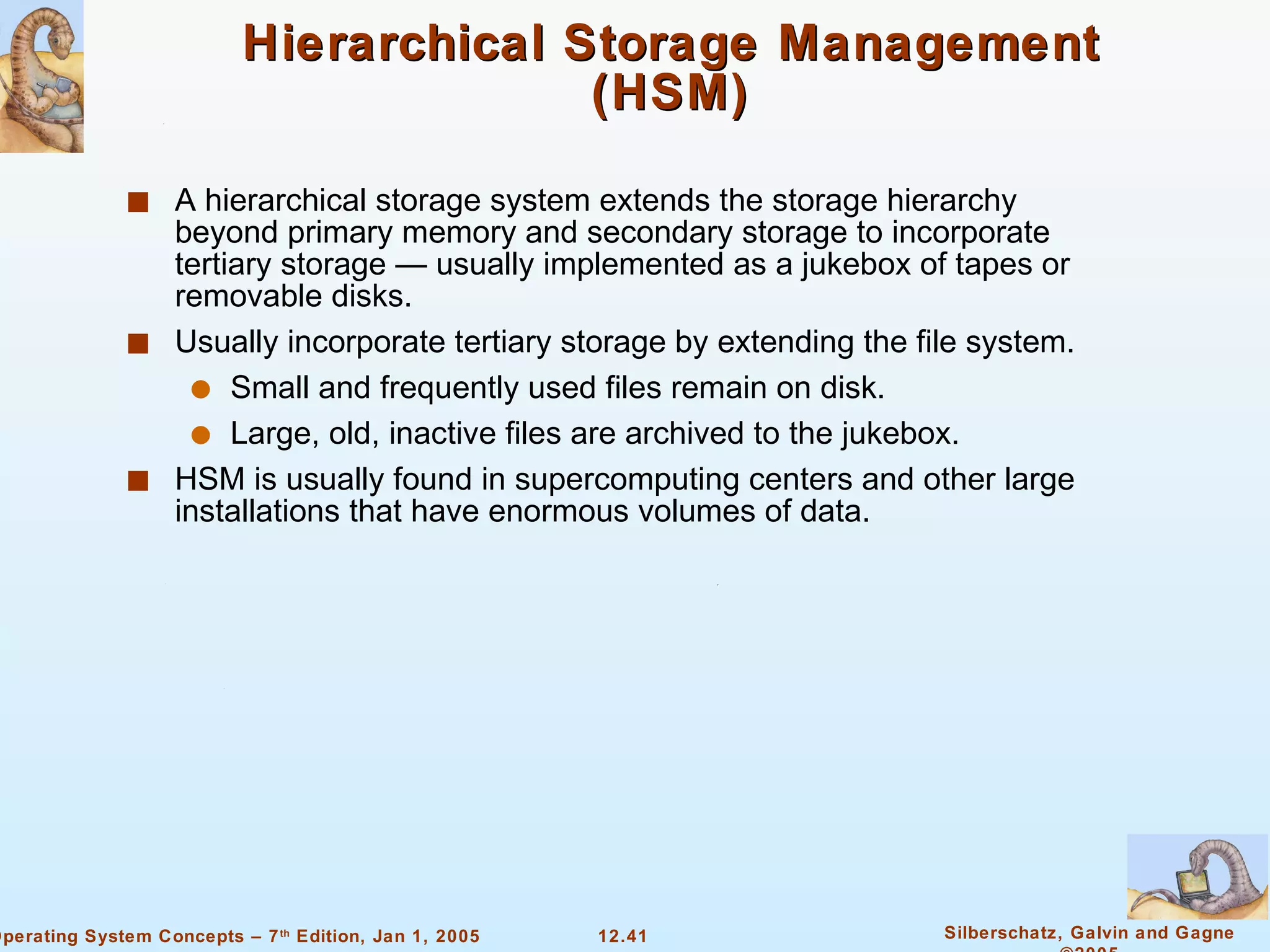 Chapter 12 - Mass Storage Systems | PPT
