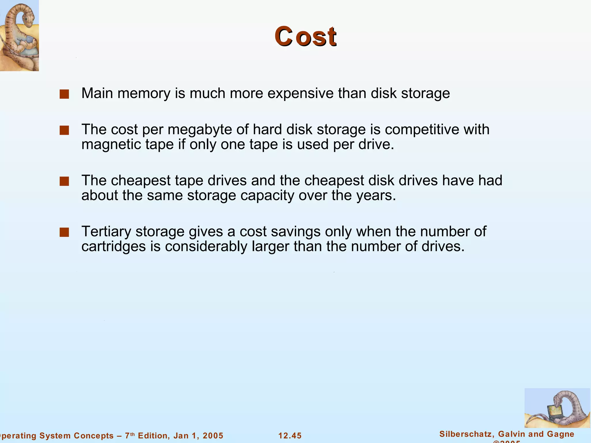Chapter 12 - Mass Storage Systems | PPT