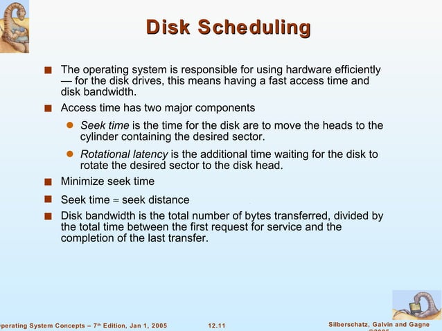 Chapter 12 - Mass Storage Systems | PPT | Operating Systems | Computer ...