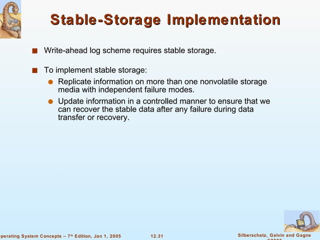 Chapter 12 - Mass Storage Systems | PPT | Operating Systems | Computer ...