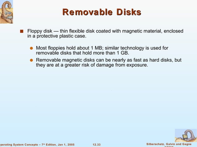 Chapter 12 - Mass Storage Systems | PPT | Operating Systems | Computer ...