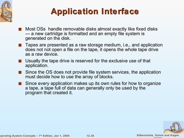 Chapter 12 - Mass Storage Systems | PPT | Operating Systems | Computer ...