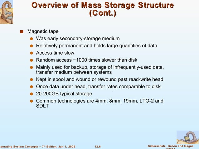 Chapter 12 - Mass Storage Systems | PPT | Operating Systems | Computer Software and Applications