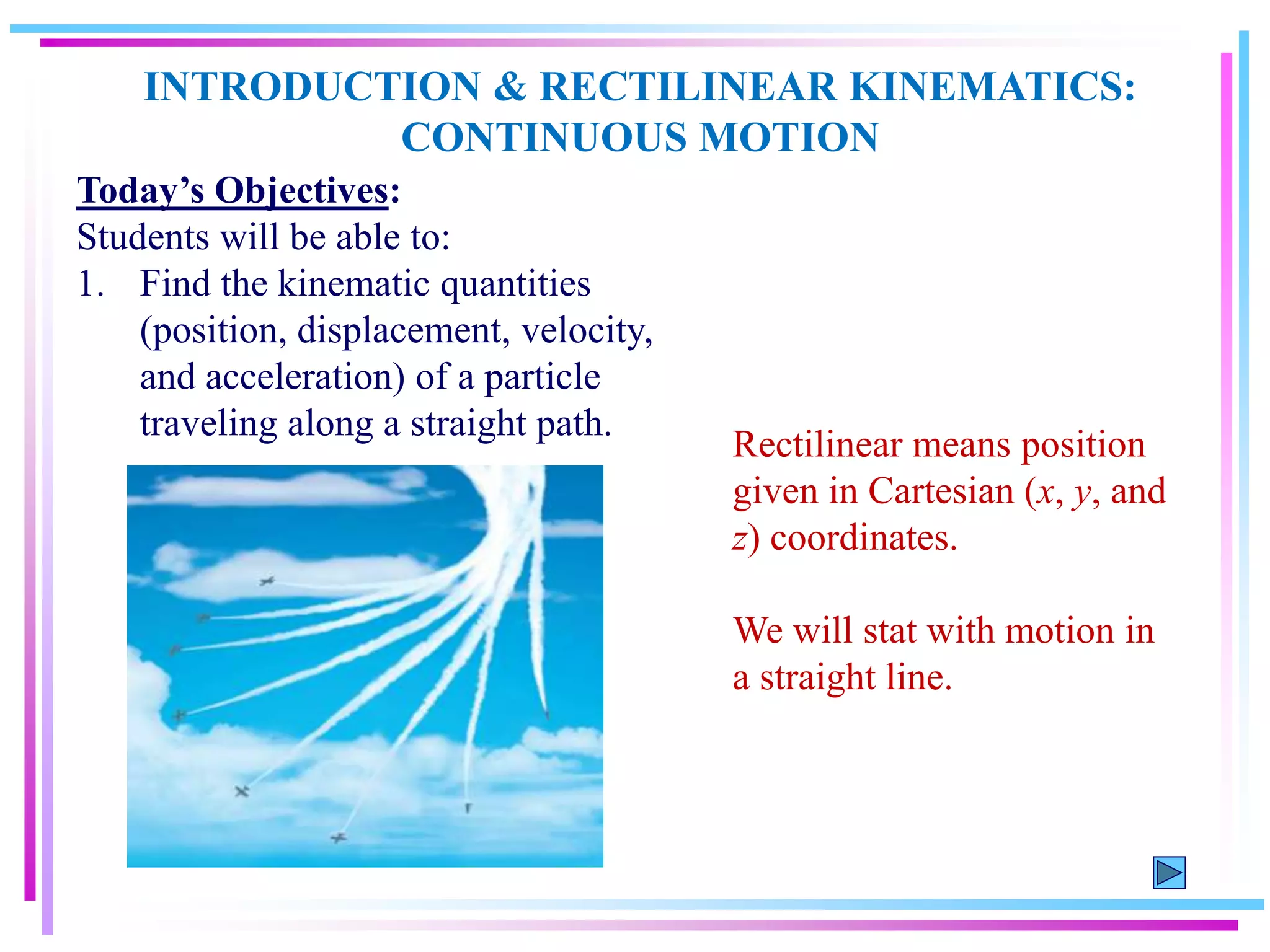 CH12 - 1 - KinematicEquations.pdf | Physics | Science