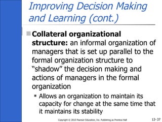 Ch12 - Organisation theory design and change gareth jones | PPT