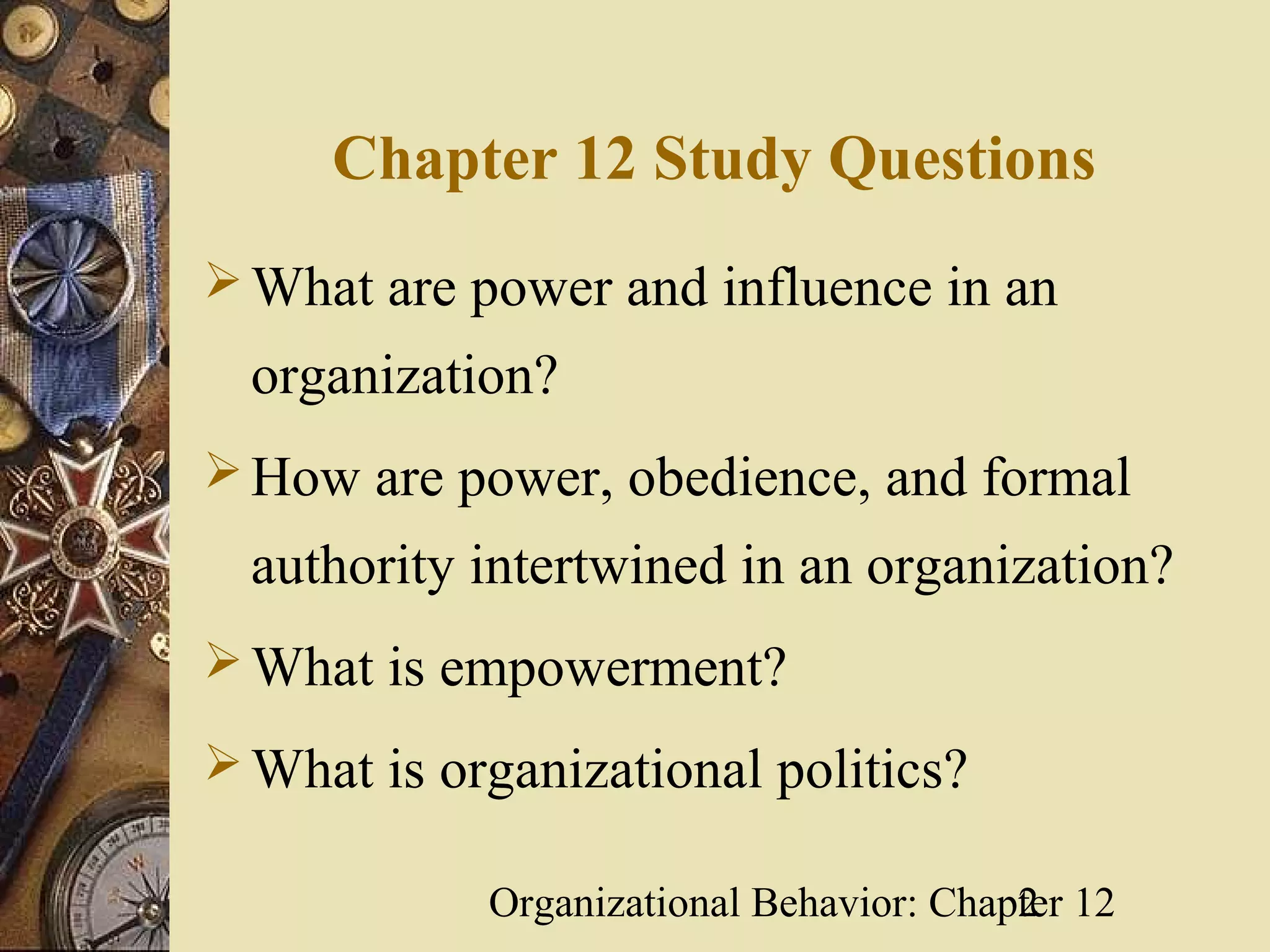 Ch12 | PPT | Business | Business and Finance