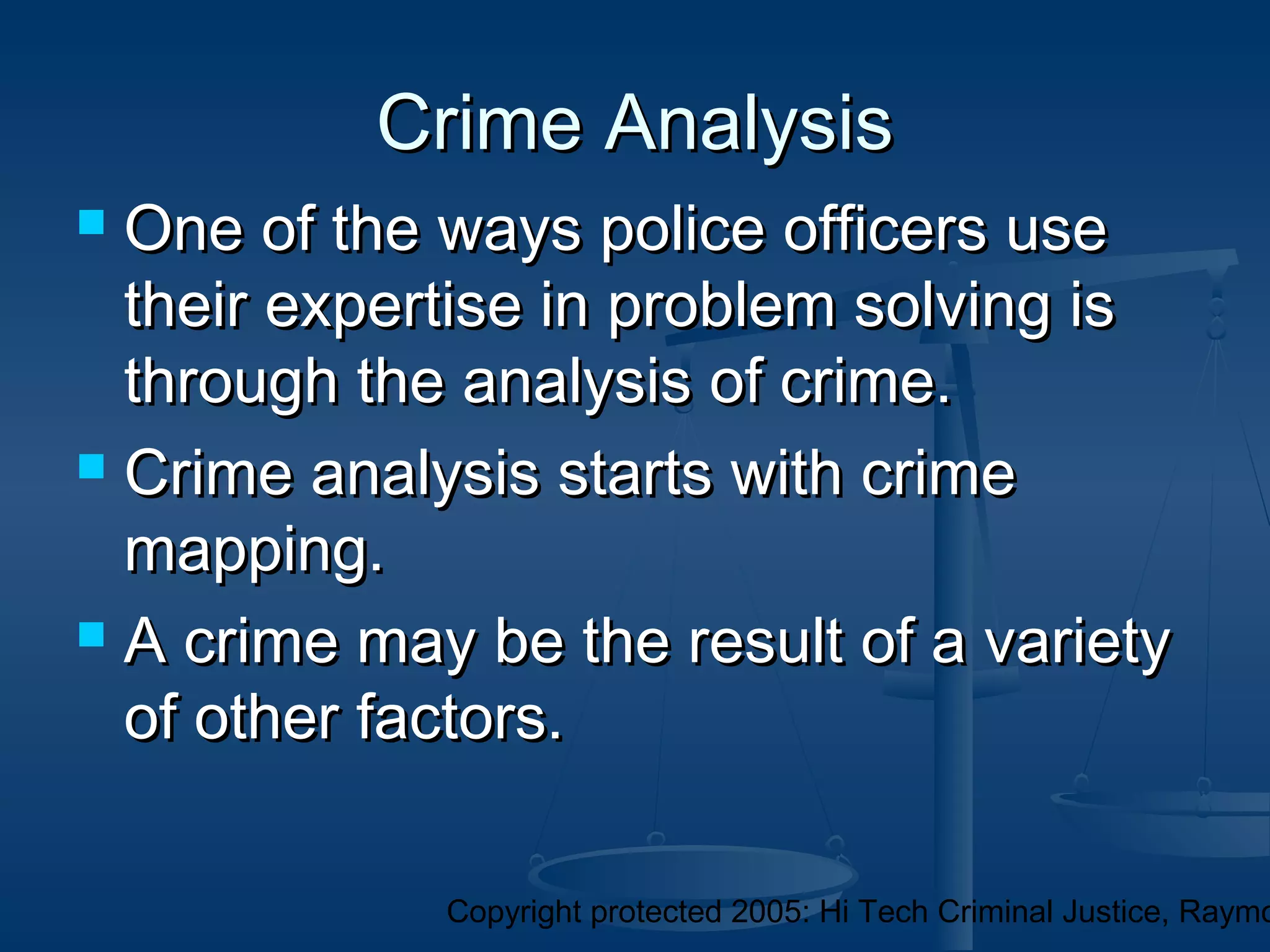 Crime Analysis | PPT