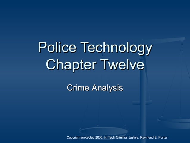 Crime Analysis | PPT