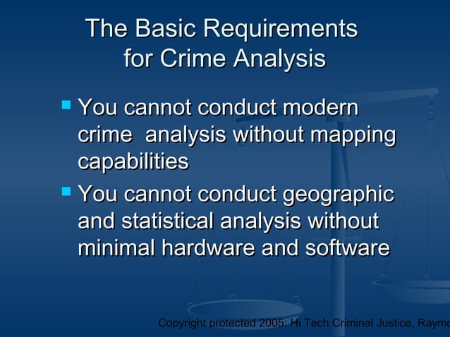 Crime Analysis | PPT