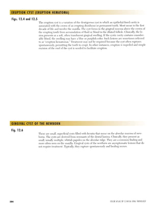 12/14 Odontogenic Cyst and Tumors- OP Color Atlas | PDF