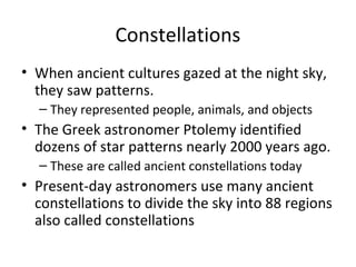 Chapter 12.1: The View from Earth | PPT