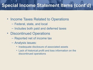 Ch 12.2 income statement1 | PPT