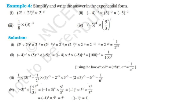 Ch 12. exponents and powers | PPT