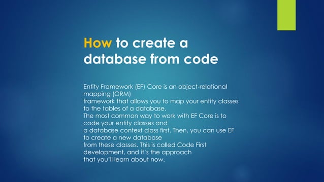 Murach: How to use Entity Framework EF Core | PDF | Databases | Computer Software and Applications
