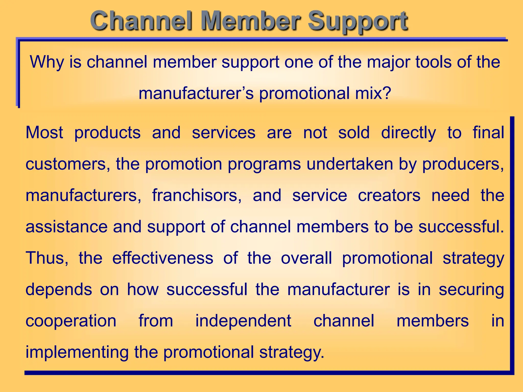 chapter12.ppt promotion through Mkt channel | PPT