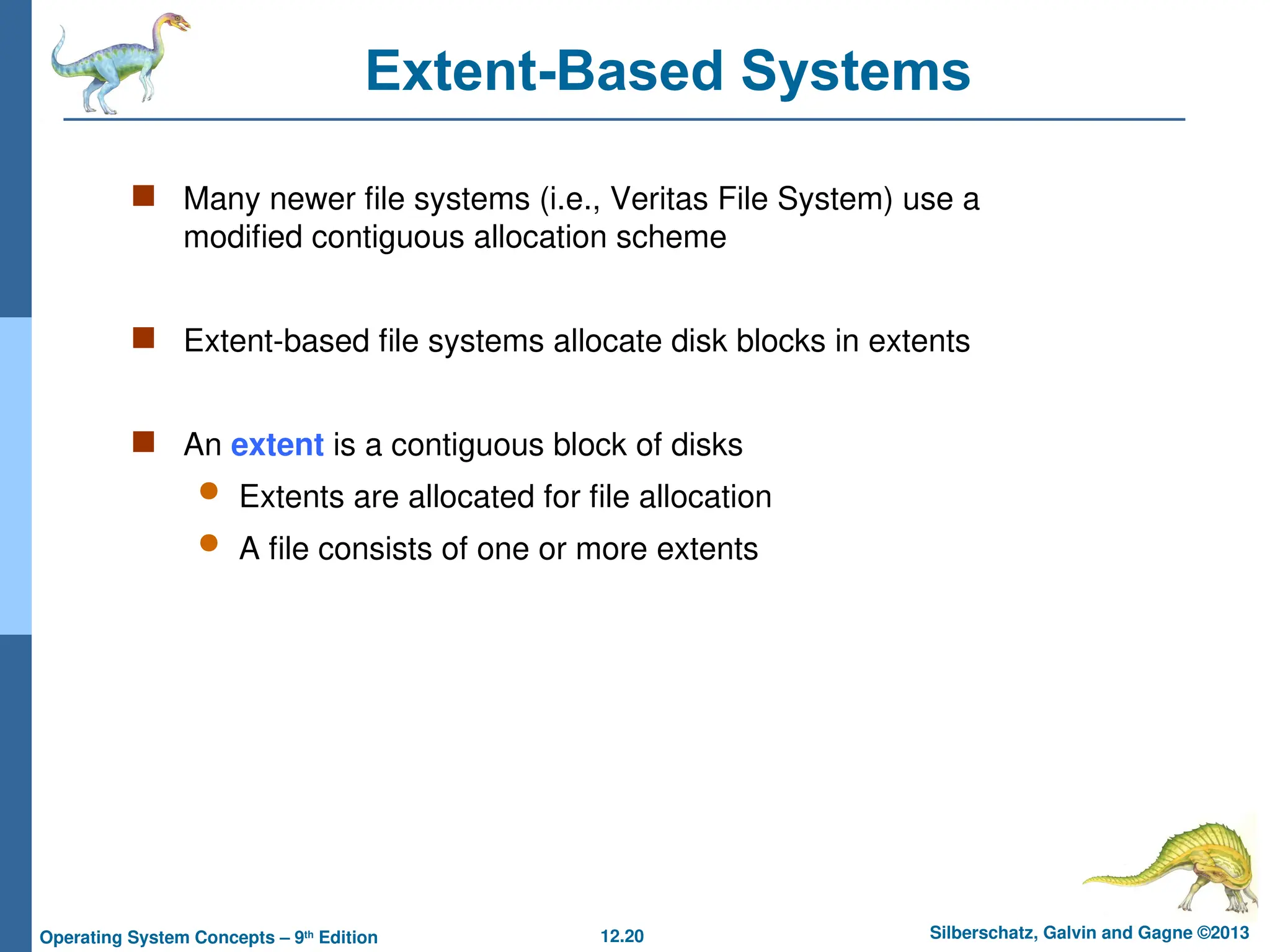 file system implementation in operating systems | PPT