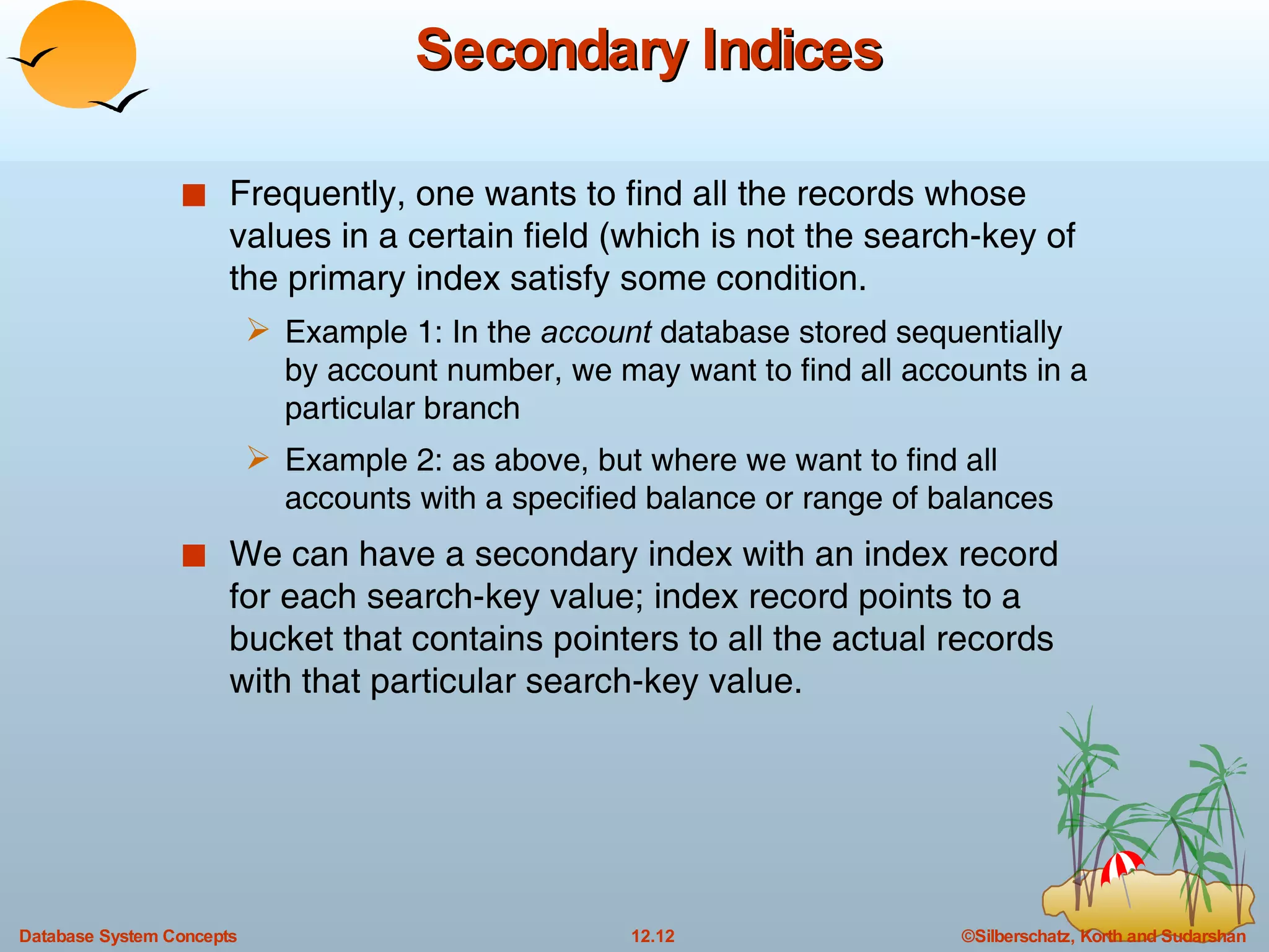 12. Indexing and Hashing in DBMS | PPT