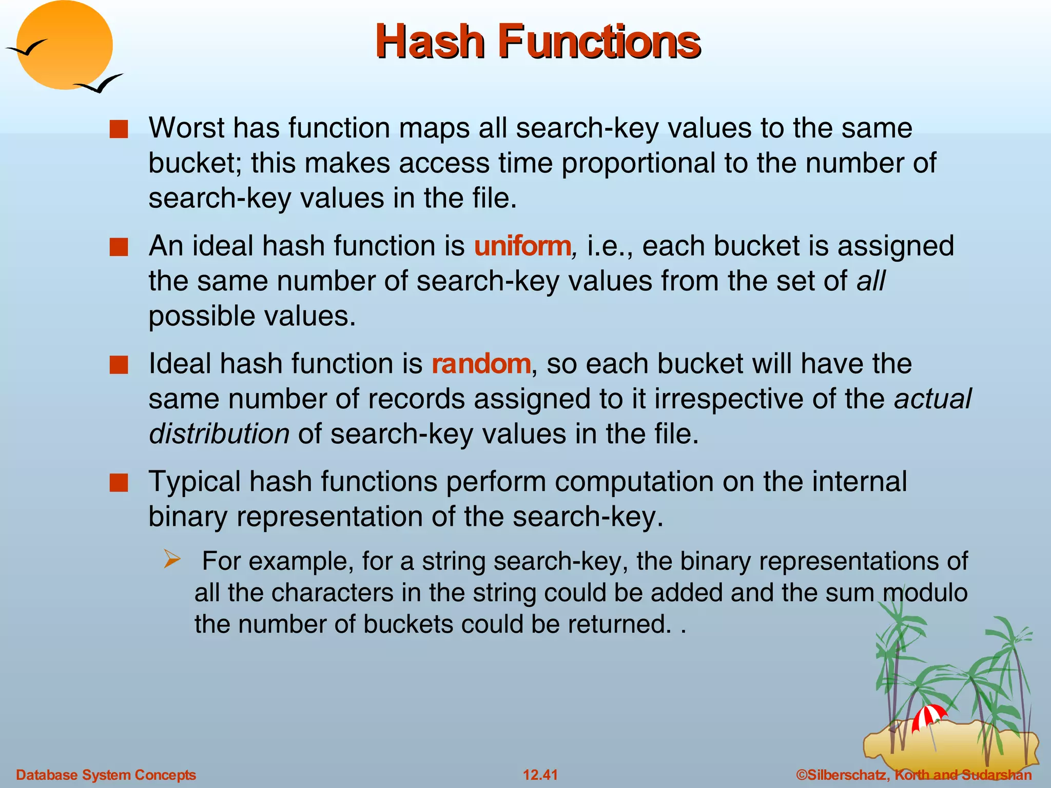 12. Indexing and Hashing in DBMS | PPT | Databases | Computer Software ...