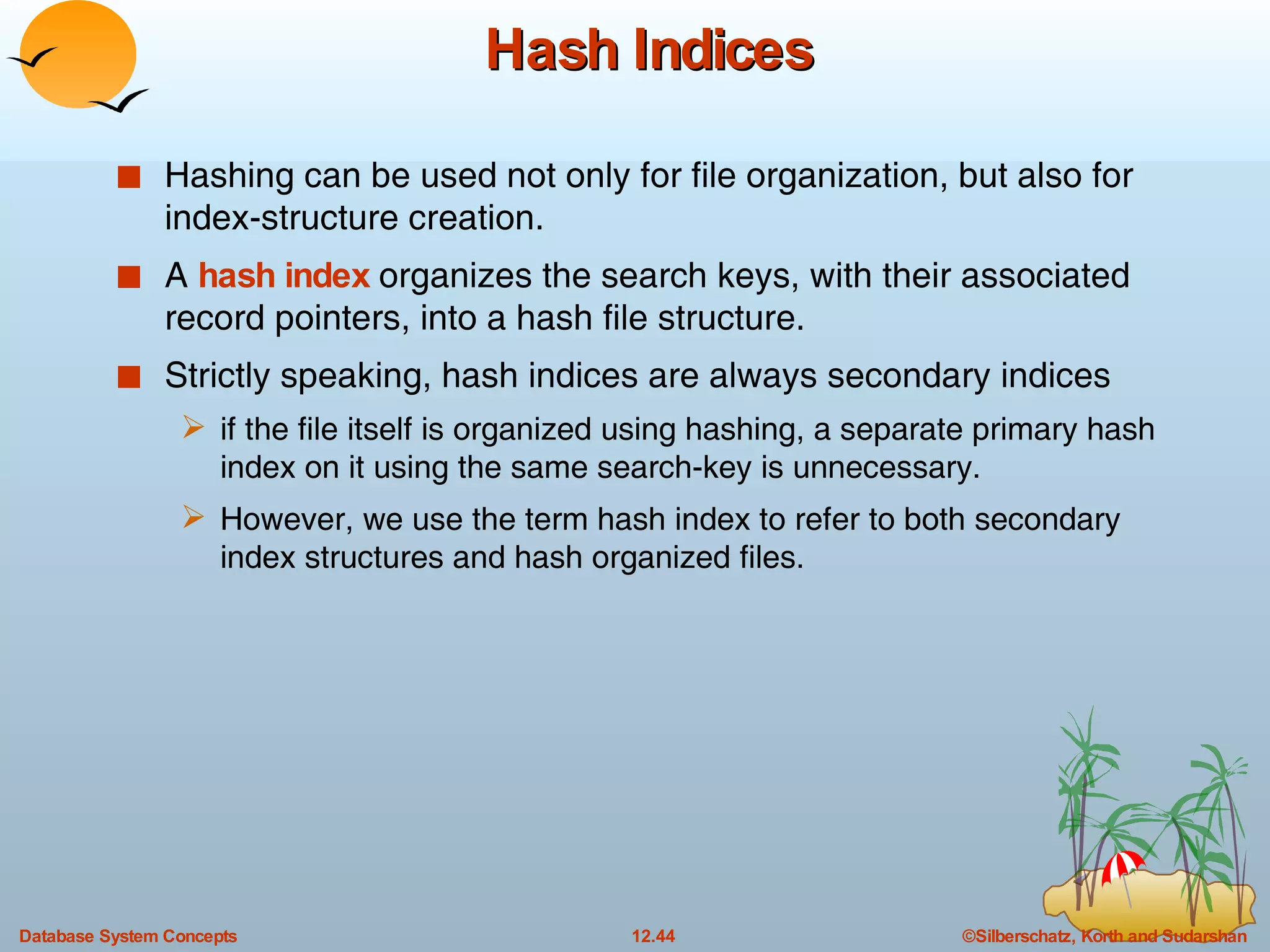 12. Indexing and Hashing in DBMS | PPT | Databases | Computer Software and Applications