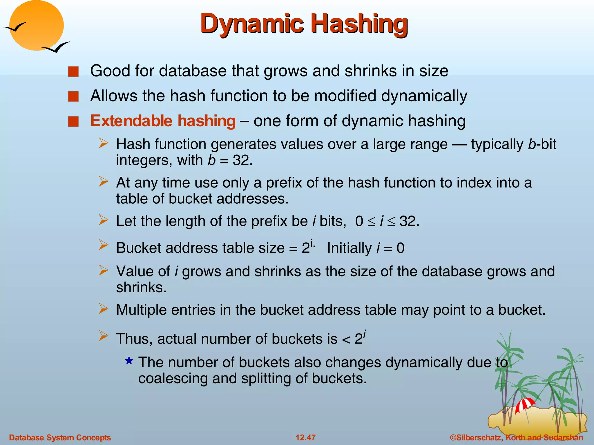12. Indexing and Hashing in DBMS | PPT | Databases | Computer Software ...