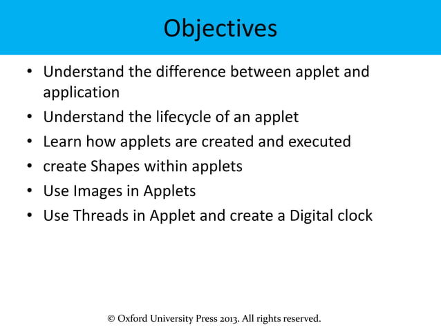 Java Programming Applets Ppt Programming Languages Computing
