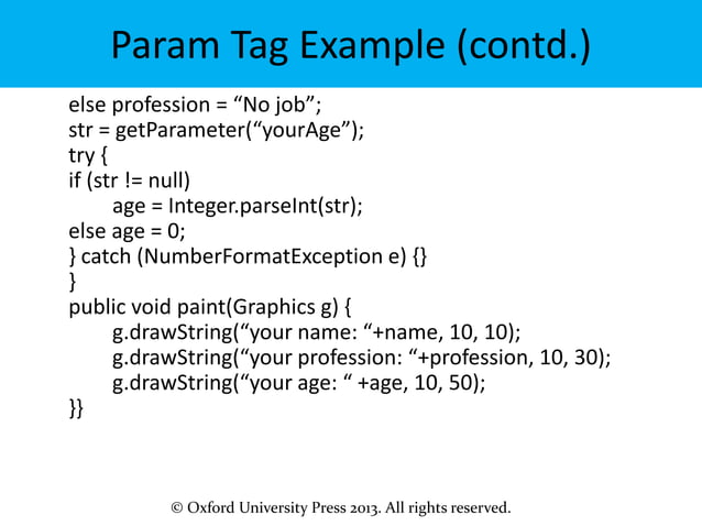 Java Programming Applets Ppt Programming Languages Computing 