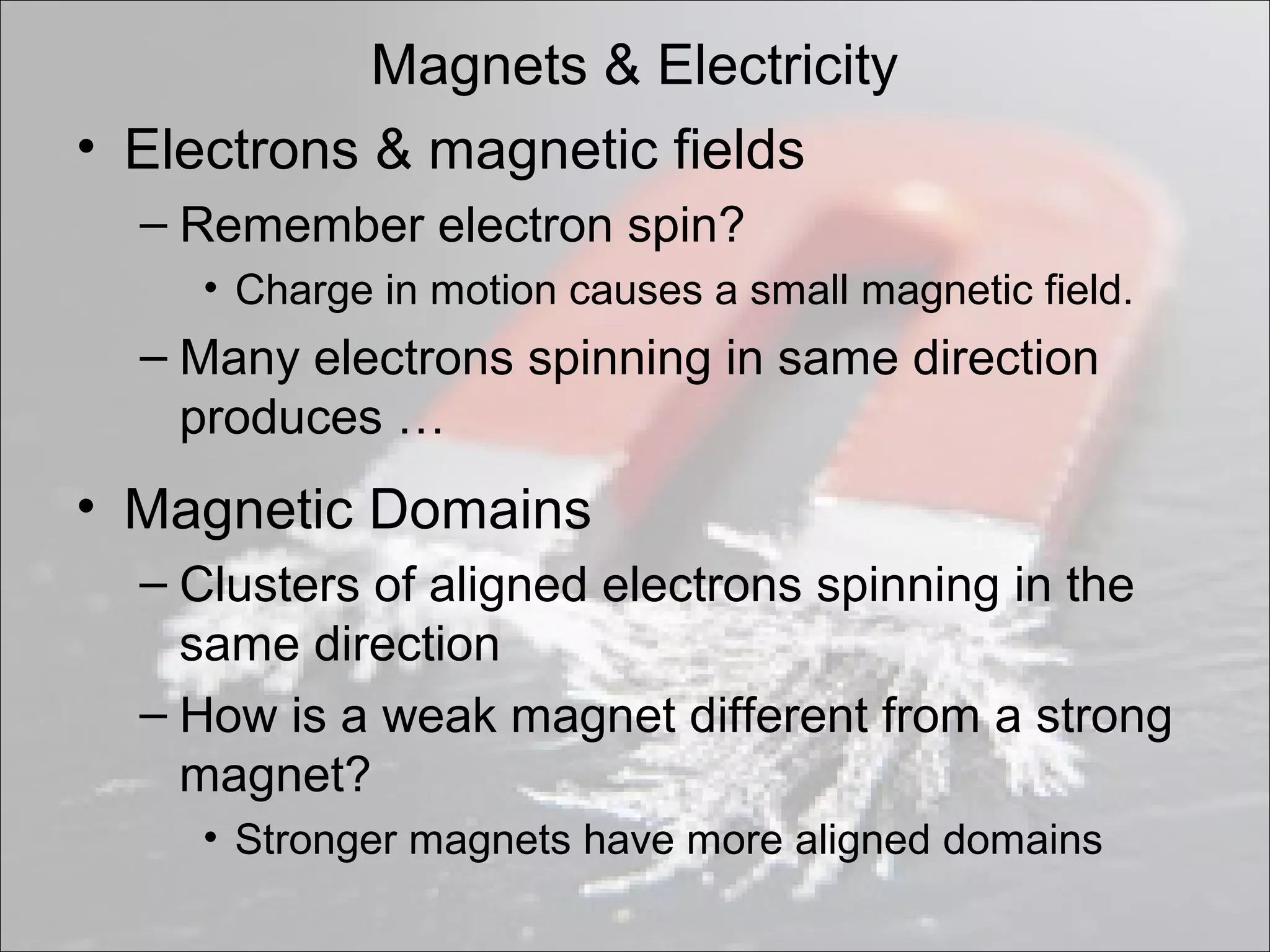 Ch12 - magnetism notes | PPT