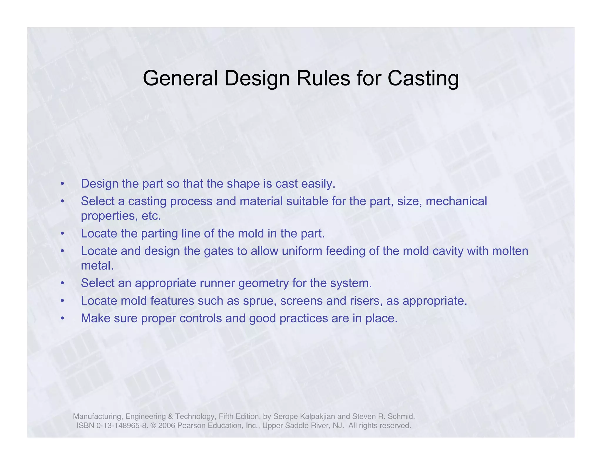 Ch12 casting design Erdi Karaçal Mechanical Engineer University of ...