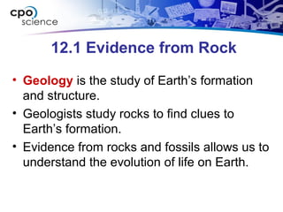 Ch12 earthandlifehistorysection1 | PPT
