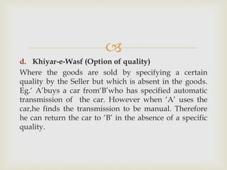 Five khiyars | PPT