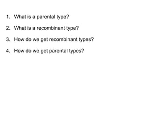 AP Biology Ch 12 gene linkage groups and chromosome maps | PPT