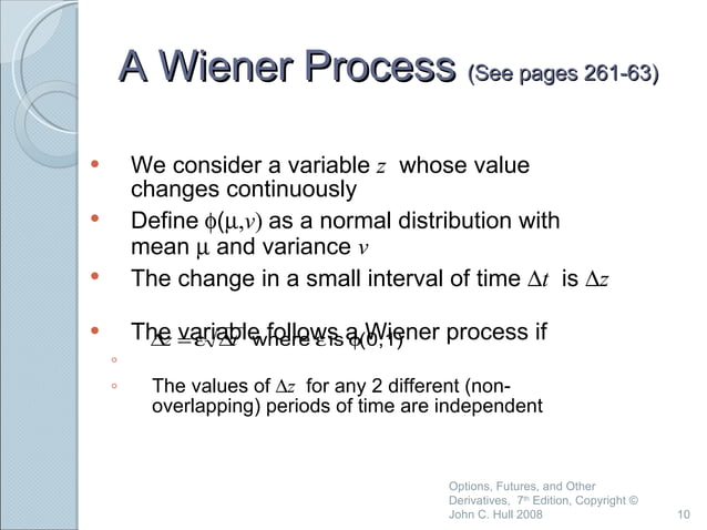 Wiener Process and Ito's lemma process | PPT | Business Accounting ...
