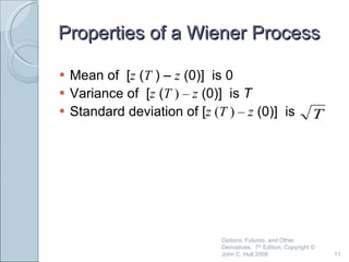 Wiener Process and Ito's lemma process | PPT