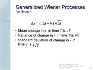 Wiener Process and Ito's lemma process | PPT