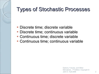 Wiener Process and Ito's lemma process | PPT