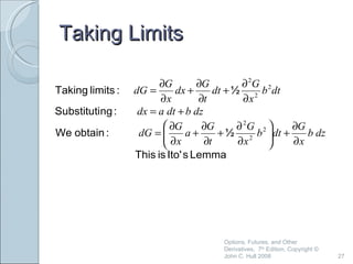 Wiener Process and Ito's lemma process | PPT