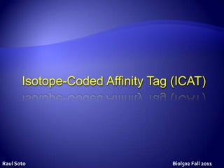 Protein microarrays, ICAT, and HPLC protein purification | PPT