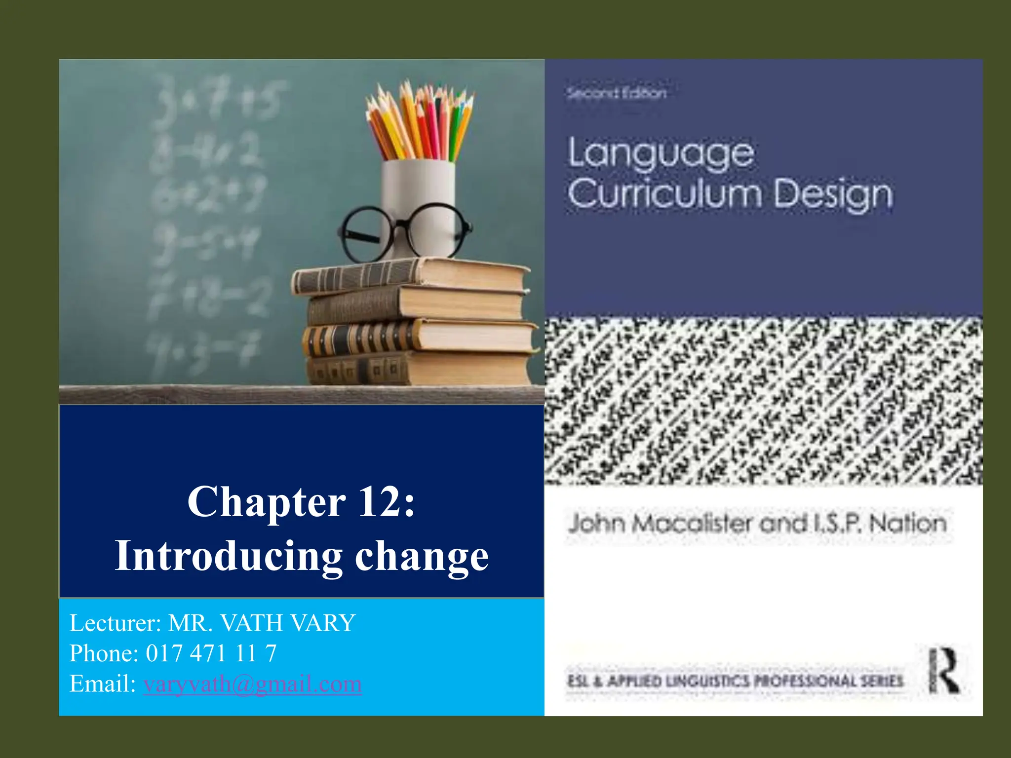Chapter 12 Introducing change in curriculum.ppt