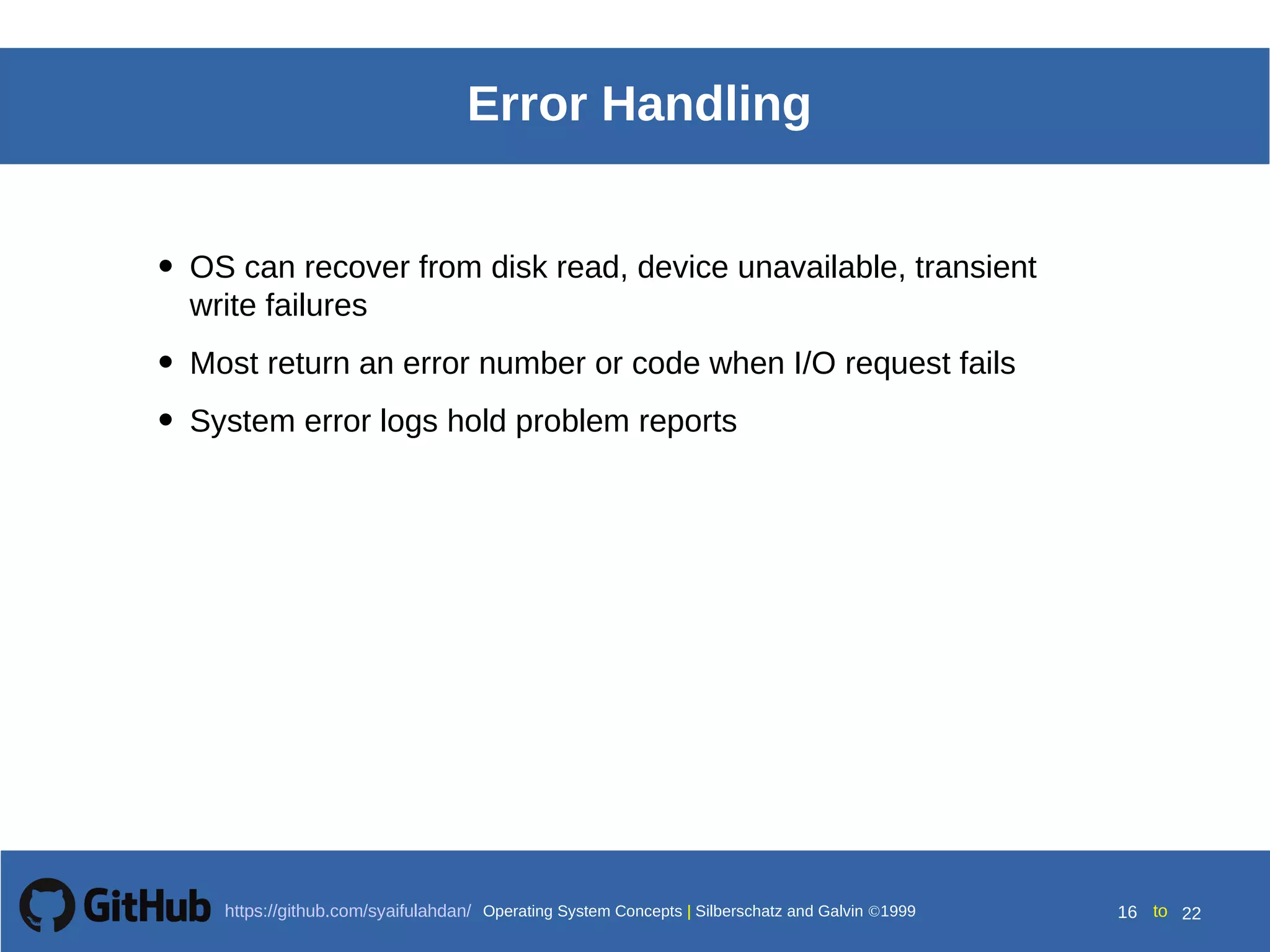 Operating System : Ch12 io systems | PDF
