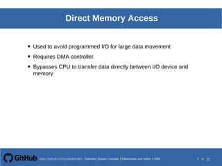 Operating System : Ch12 io systems | PDF