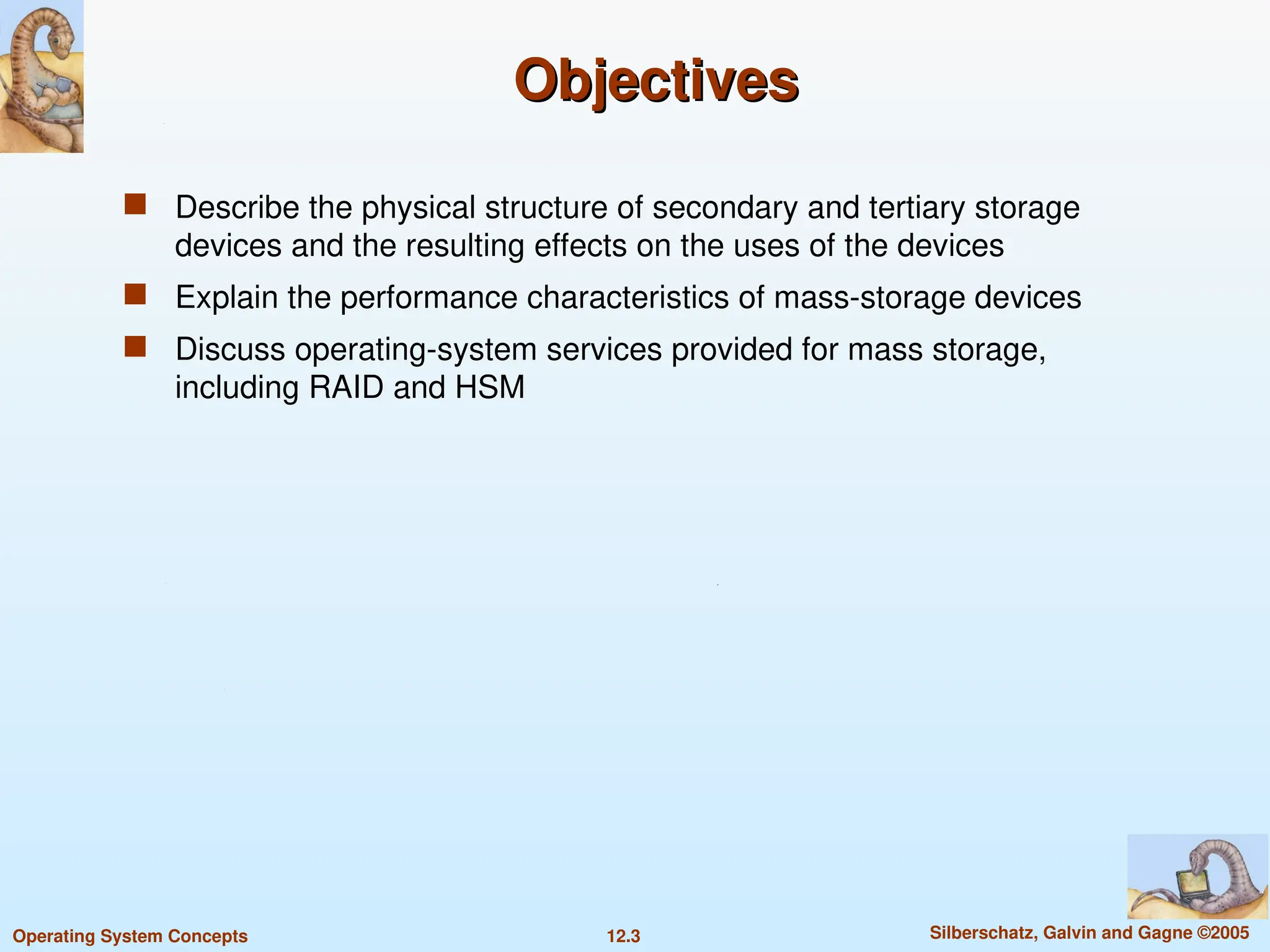 Chapter 12: Overview of Mass Storage Structure Mass-Storage Systems.ppt