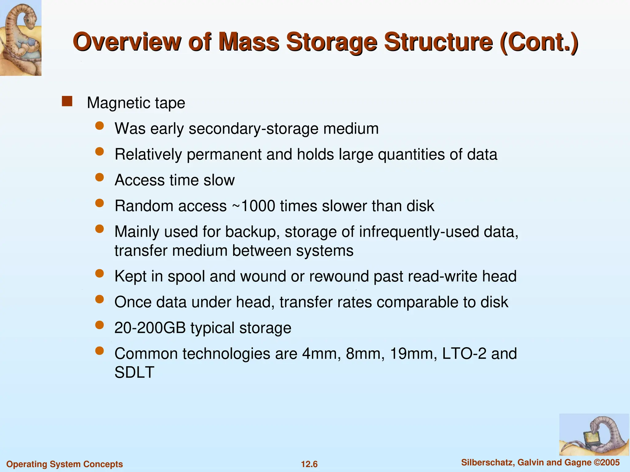 Chapter 12: Overview of Mass Storage Structure Mass-Storage Systems.ppt