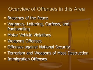 Ch 12 Public Order, Safety & Security | PPT